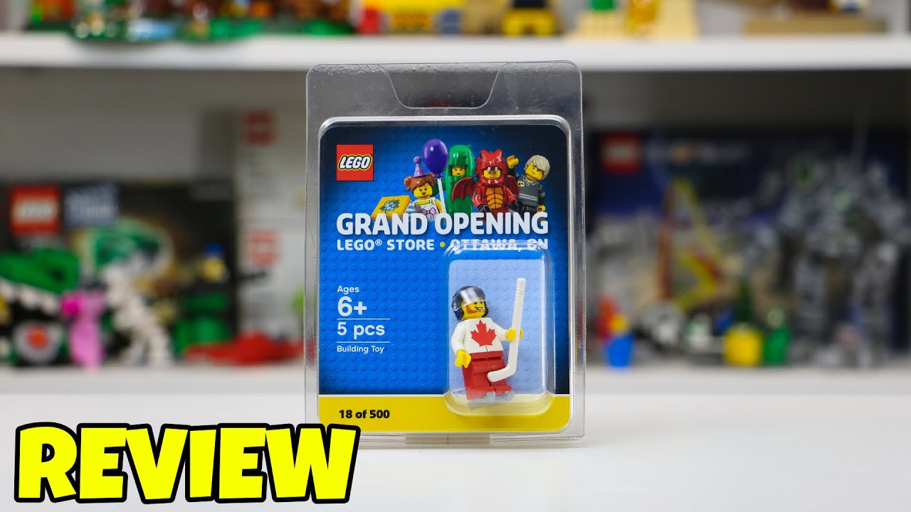 LEGO Store Grand Opening Minifigure Review - Ottawa Ontario LEGO Store ...