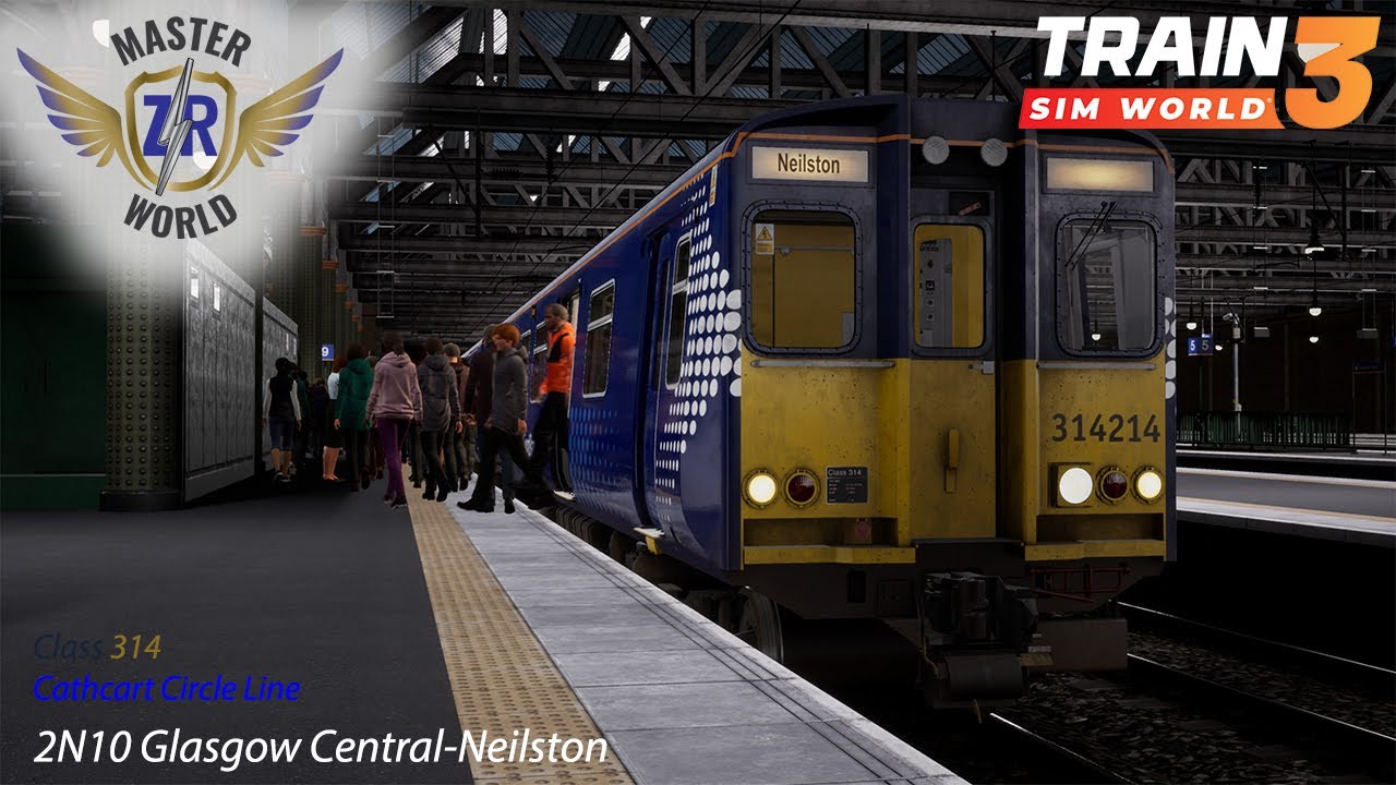 2N10 Glasgow Central-Neilston - Cathcart Circle Line - Class 314 ...