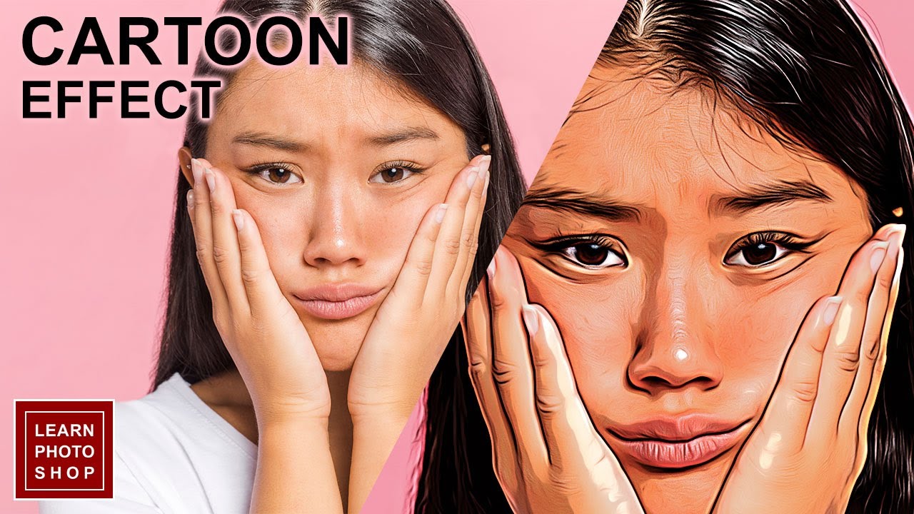 How to make photos into cartoon effect action easily in Photoshop ...