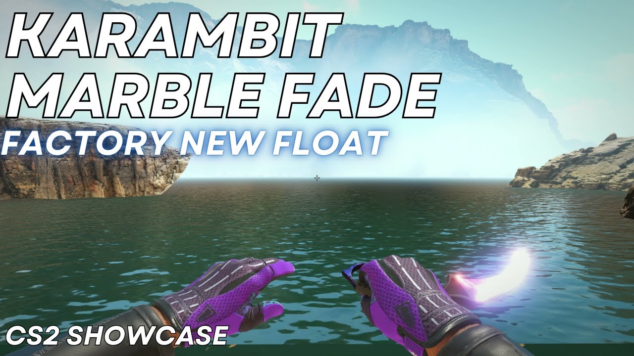 Karambit Marble Fade | CS2 Skin Showcase #1509 - YouTube