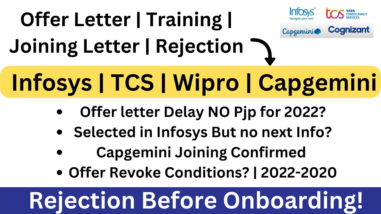 Offer Letter | Training | Joining | Onboarding | Offer Revoke ...
