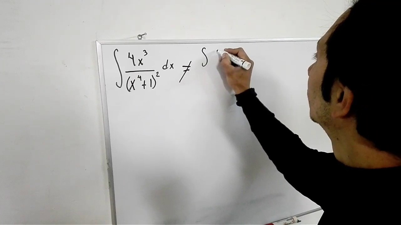 Integral de un cociente - YouTube