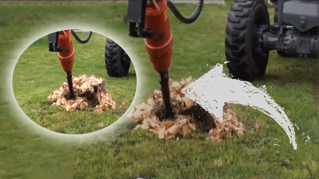 Extreme Fast Tree Stump Grinder Modern Technology, Intelligent Forestry ...
