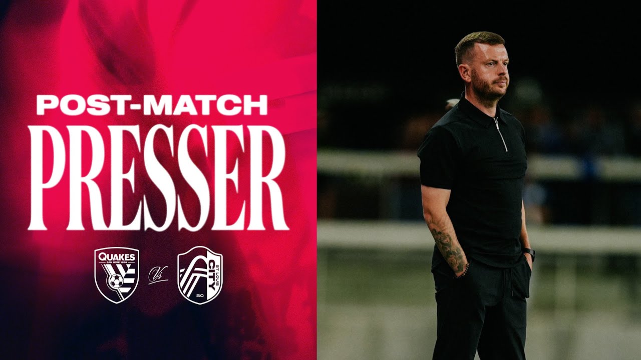 Critchley and McSorley Post-Match Presser | San Jose Earthquakes vs St ...