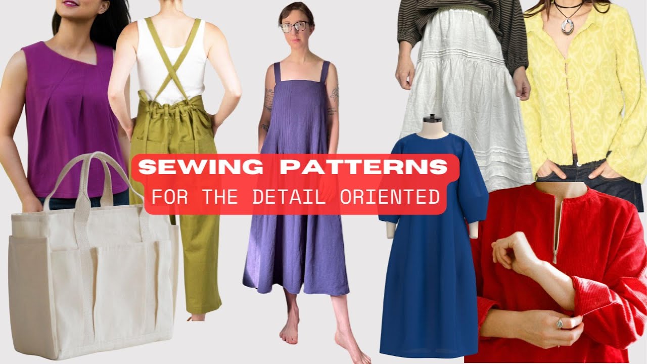 Detail Oriented Sewing Patterns - Pleats, Pin tucks, Ties, and a Free ...