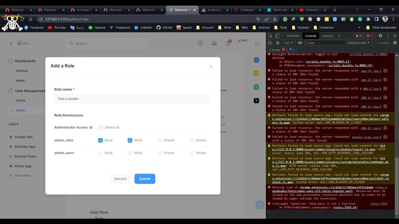 39 Laravel Customize the Ajax Form Submit Admin Dashboard - YouTube