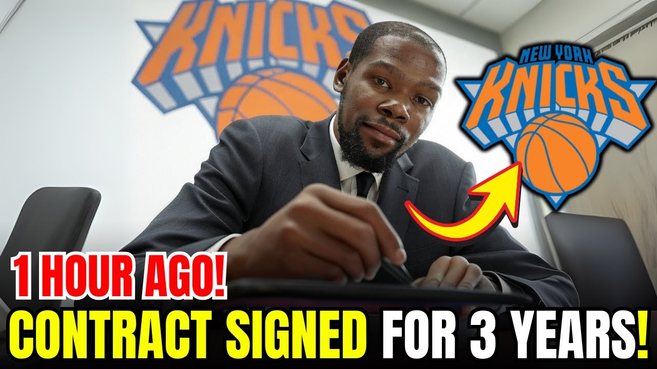 KD's NEW CHAPTER: Durant SIGNS 3-Year MEGA-Contract with Knicks | new ...