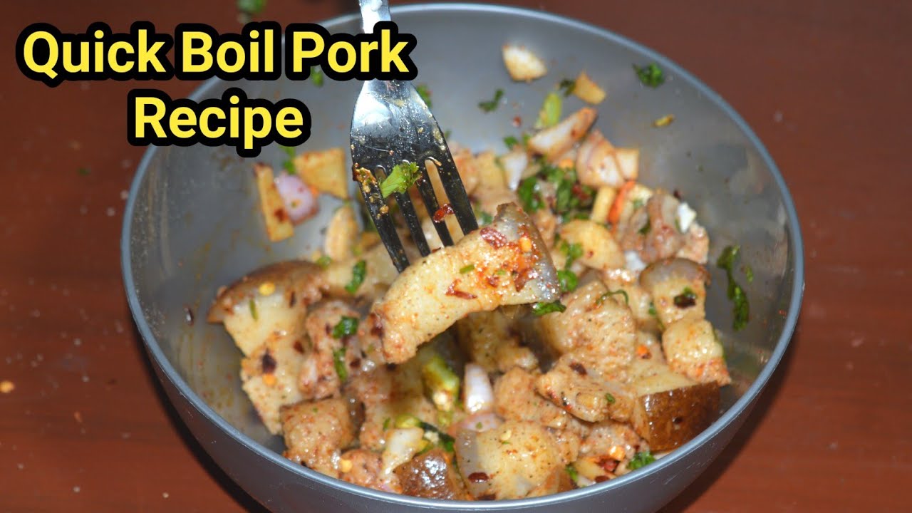 BOIL PORK RECIPE || QUICK AND EASY BOIL PORK RECIPE - YouTube