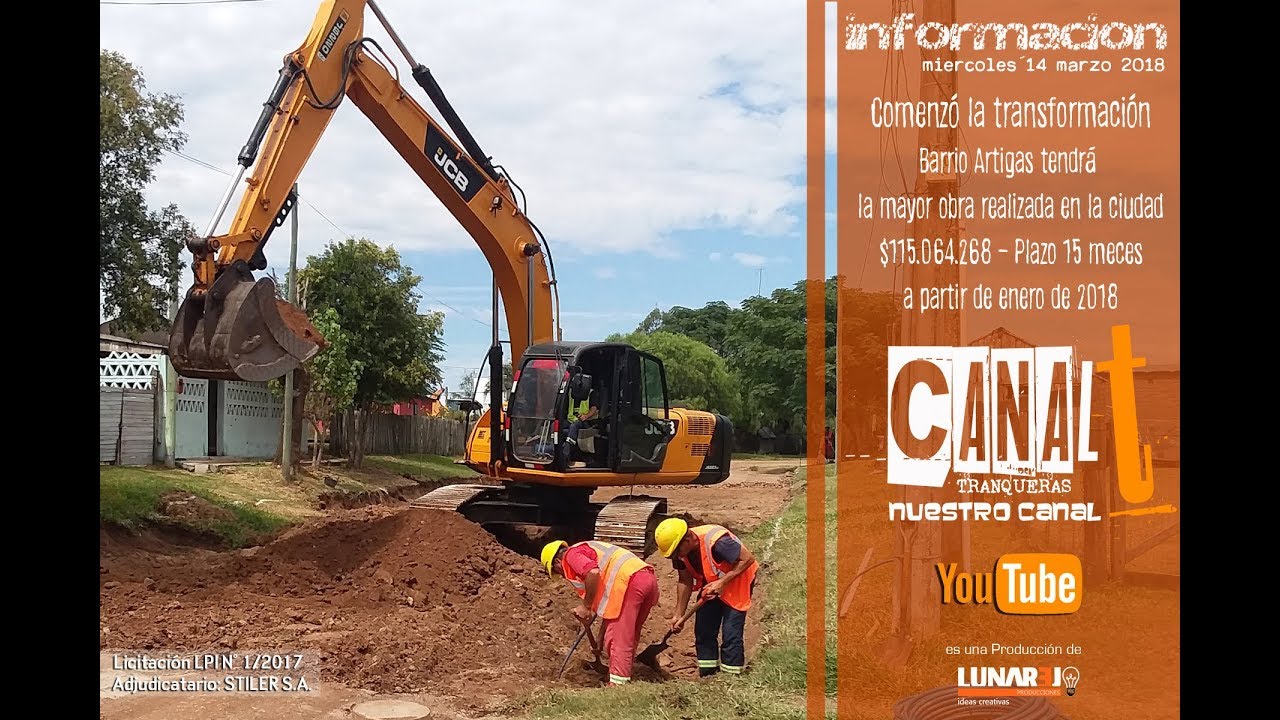 Canal T - Comienzo de Obras en Barrio Artigas - YouTube