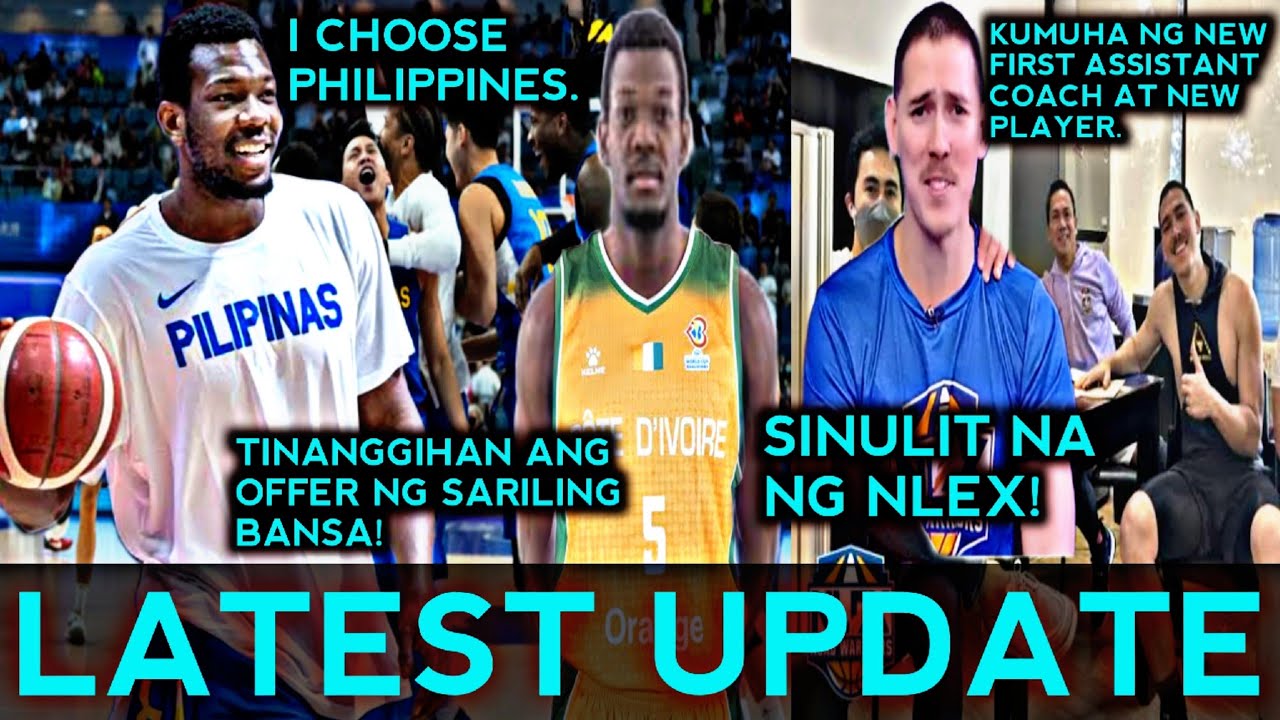 GILAS & PBA UPDATE | ANGE KOUAME PINILI ANG PILIPINAS KESA SA OFFER NG ...