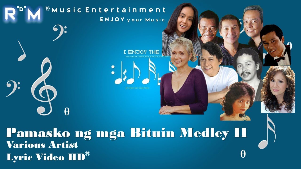 Pamasko ng mga Bituin Medley 2 - OPM Various Artist ®Lyric Video HD ...