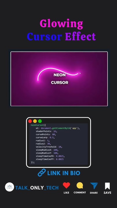 Glowing Cursor Effect | Day 7: Mastering in #CSS Animation | "50 #Days ...