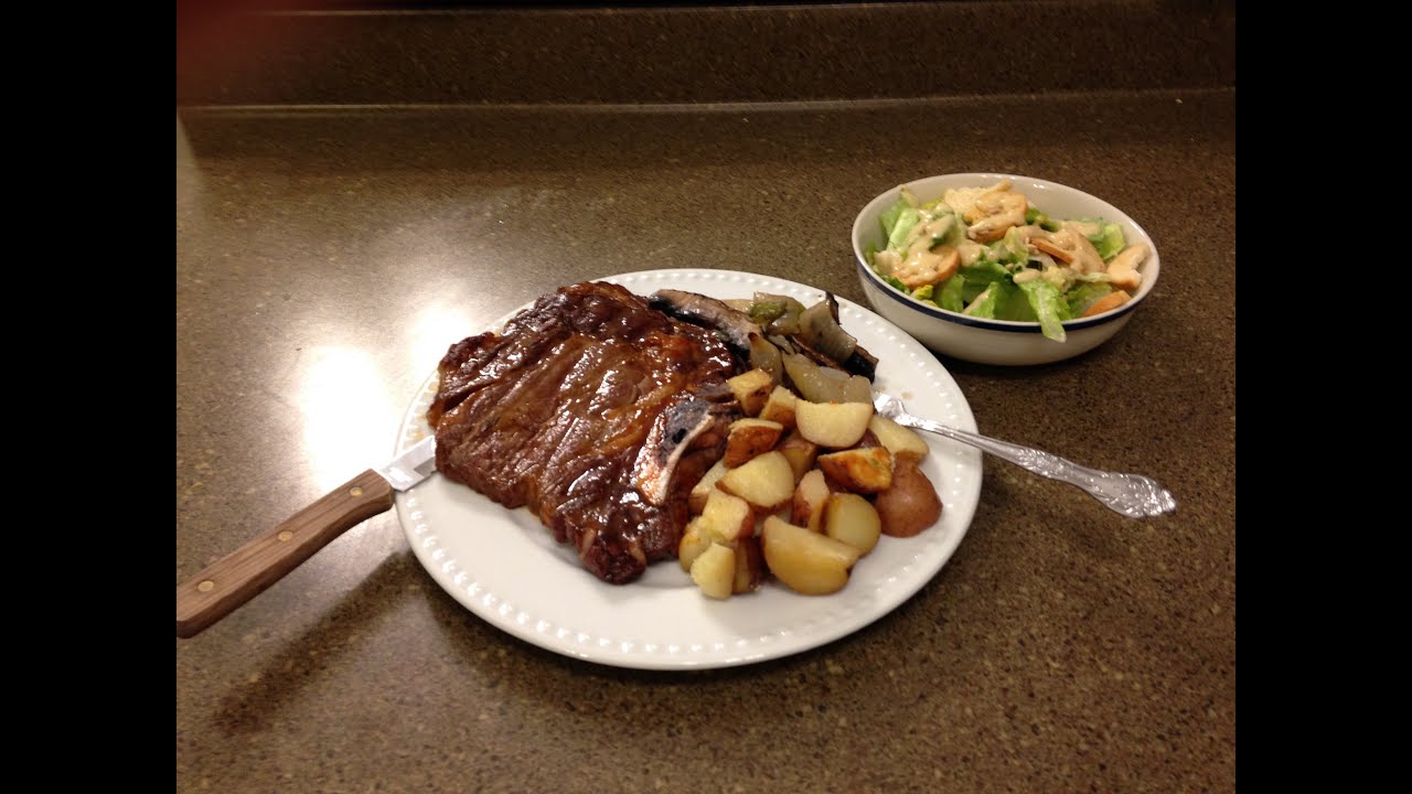 How To BBQ The BEST Prime Rib and Roasted Potatoes and all the fixings ...