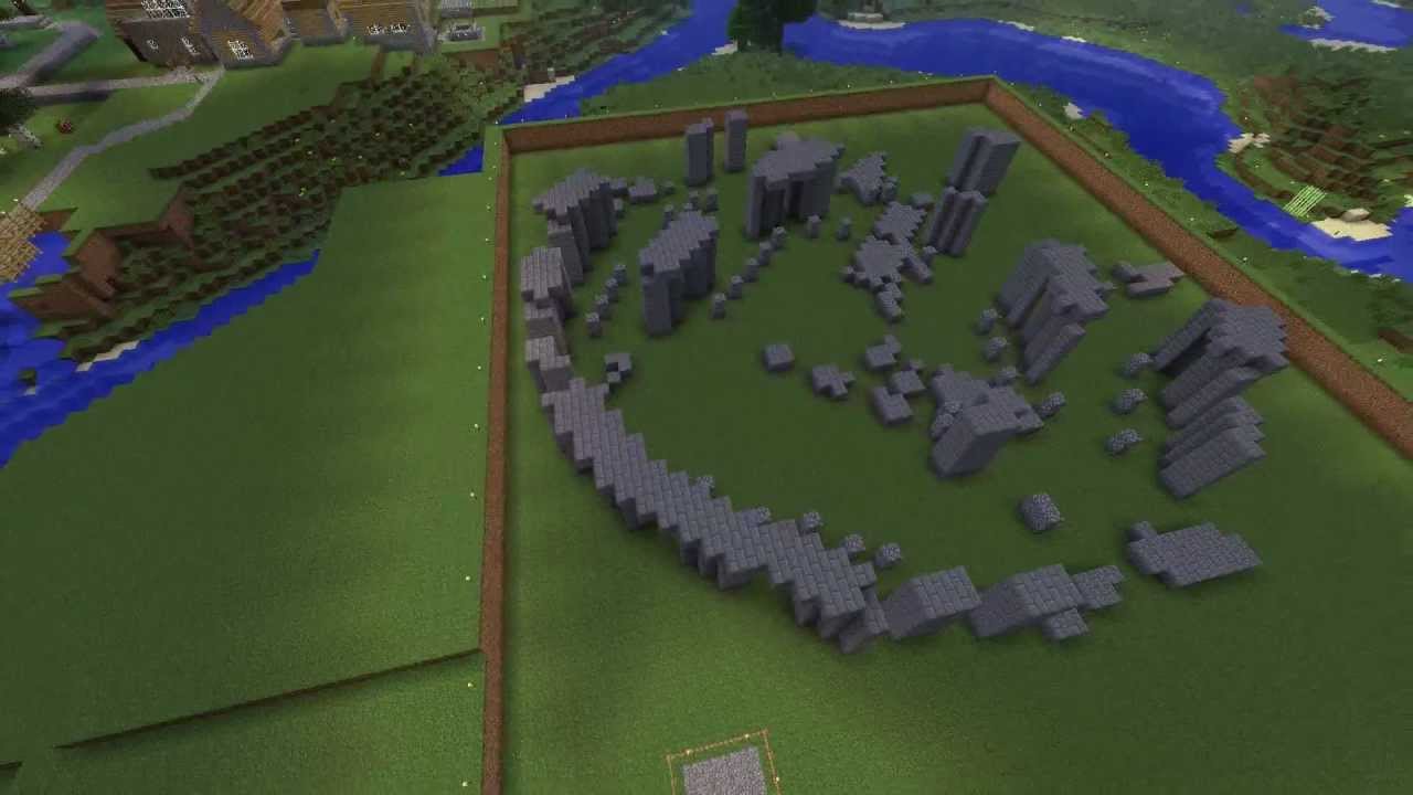 Minecraft - Stonehenge Replica - NTB.City - YouTube