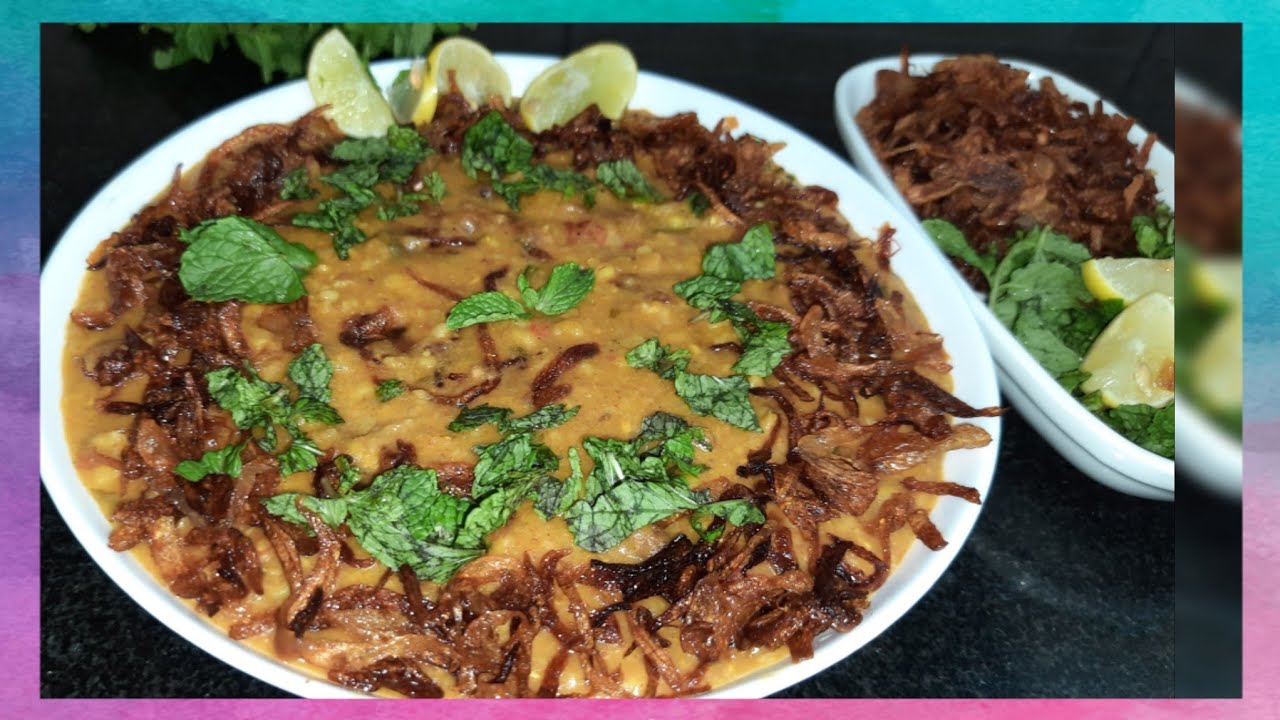 Mutton Khichda recipe || Khichda recipe 2021 ll haleem recipe # ...