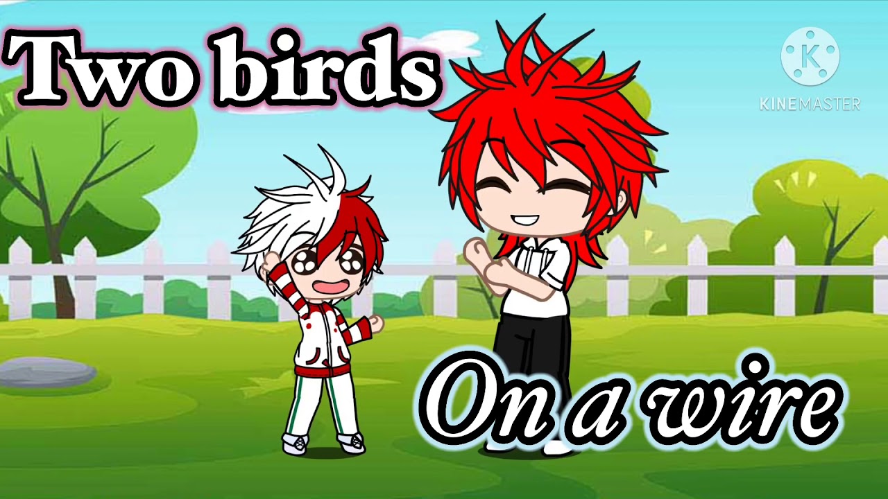 Two bird on the wire || MHA || Todoroki and Touya || Gacha Club ~ link ...