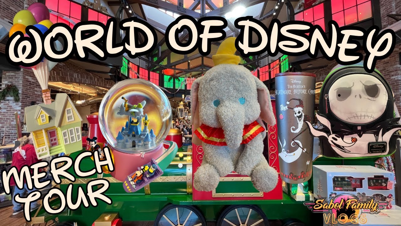 WORLD OF DISNEY NEW MERCHANDISE SHOPPING TOUR | December 2024 Disney ...