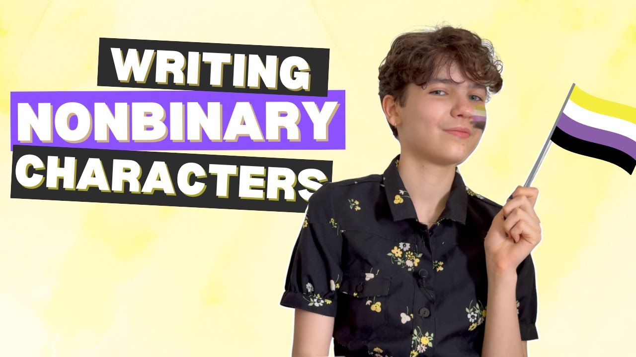 How to write Non-Binary Representation 💛🤍💜🖤 | #nonbinary - YouTube