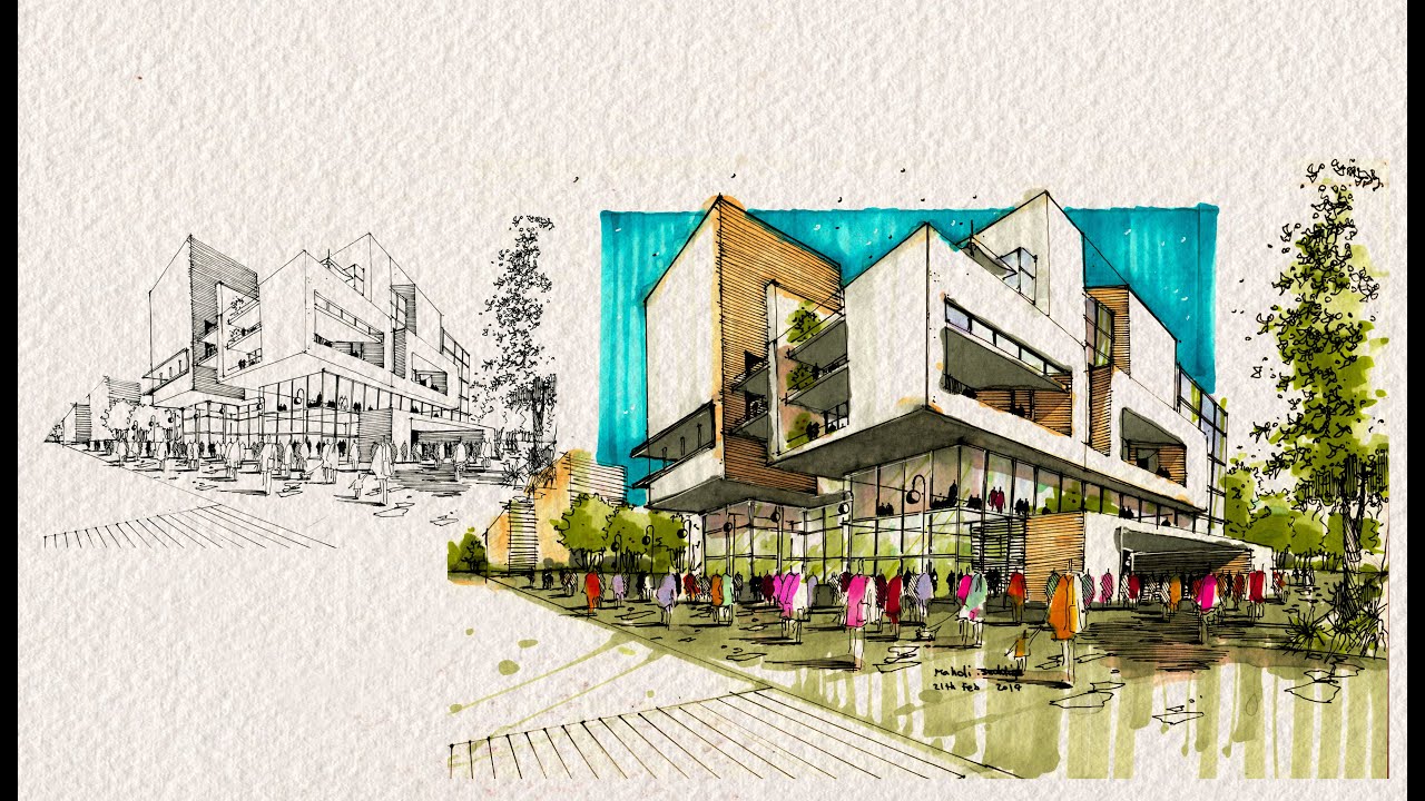 How to design like an architect - interior perspective - for beginners ...