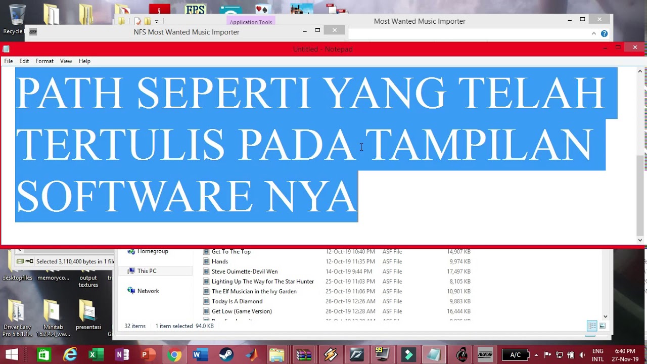 NFSMW 2005: Tutorial: How to Replace Songs in NFSMW Without ModLoader ...