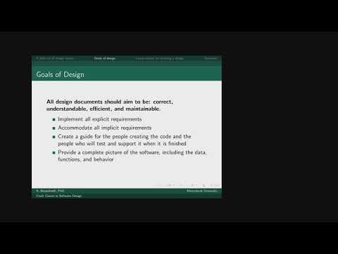 What Are Fundamental Issues In Software Design