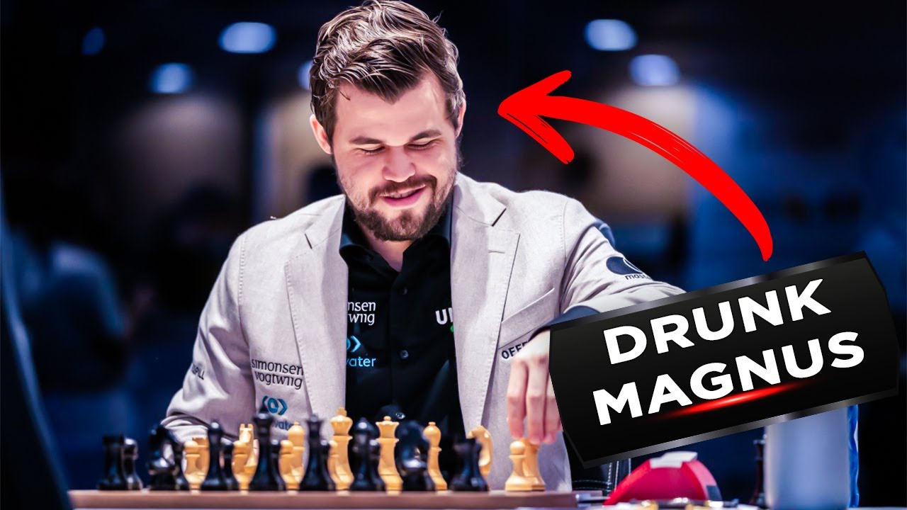 When Magnus Carlsen played drunk... - YouTube
