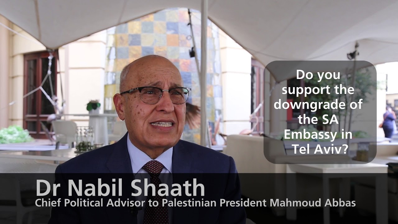 Senior Palestinian leader Dr Nabil Shaath on support for downgrade of ...