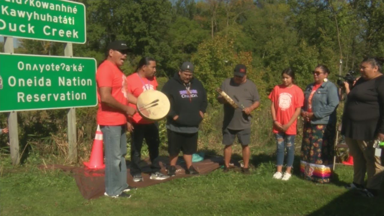 Oneida Nation, Wisconsin Department of Transportation unveil new dual ...