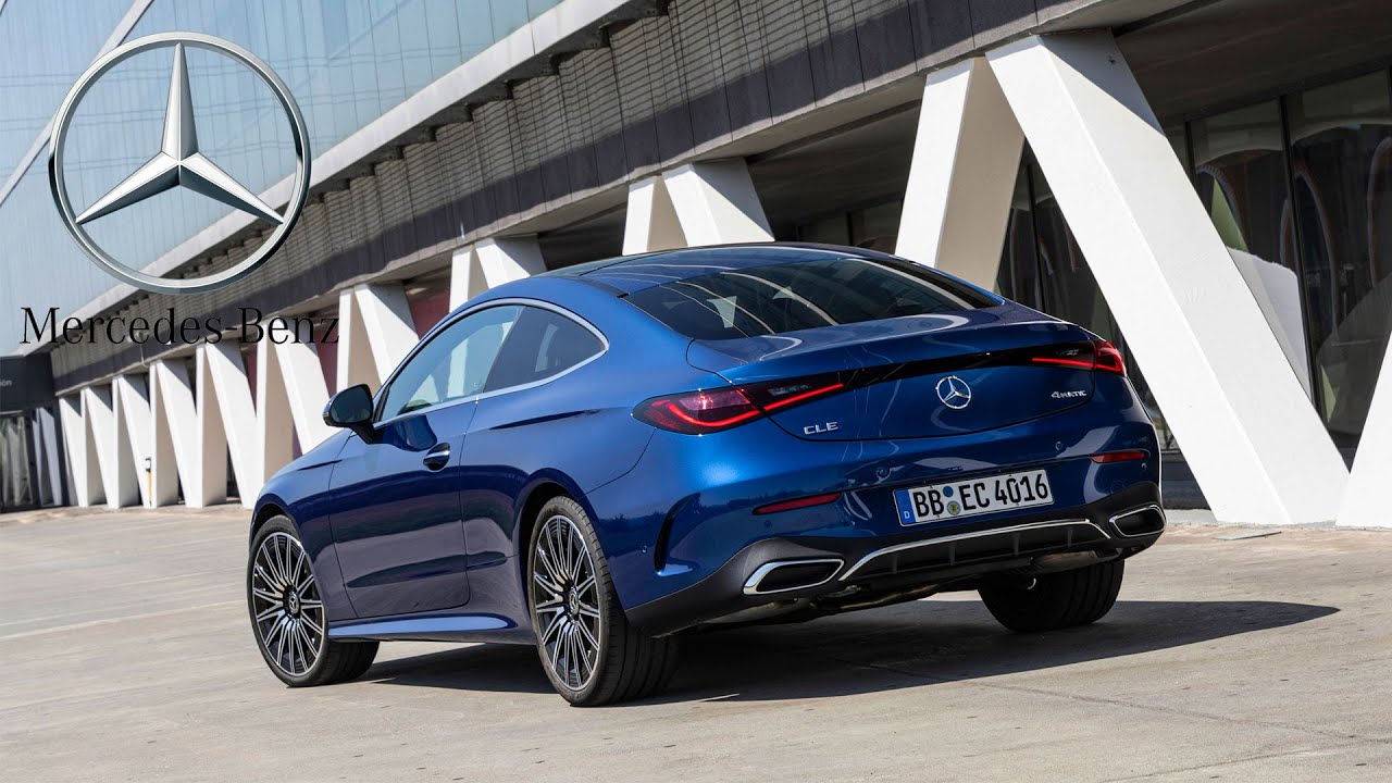 Mercedes-Benz CLE 300 4Matic in Spectral Blue - YouTube