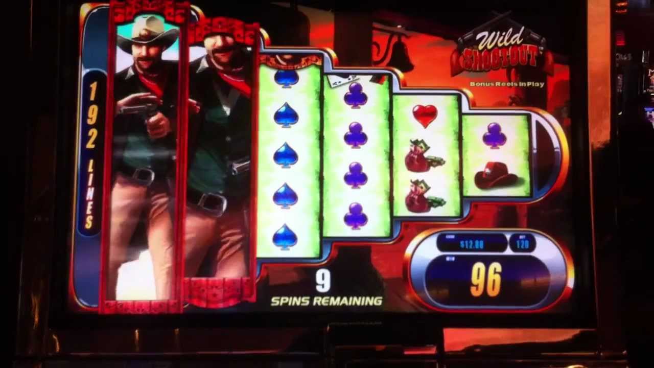Wild Shootout Slot Machine Bonus Games - YouTube
