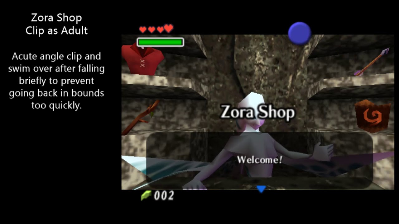 Nimpize Adventure Zora Shop Clip as adult - YouTube