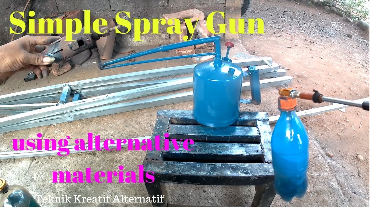 Simple Spray Gun using alternative materials. - YouTube