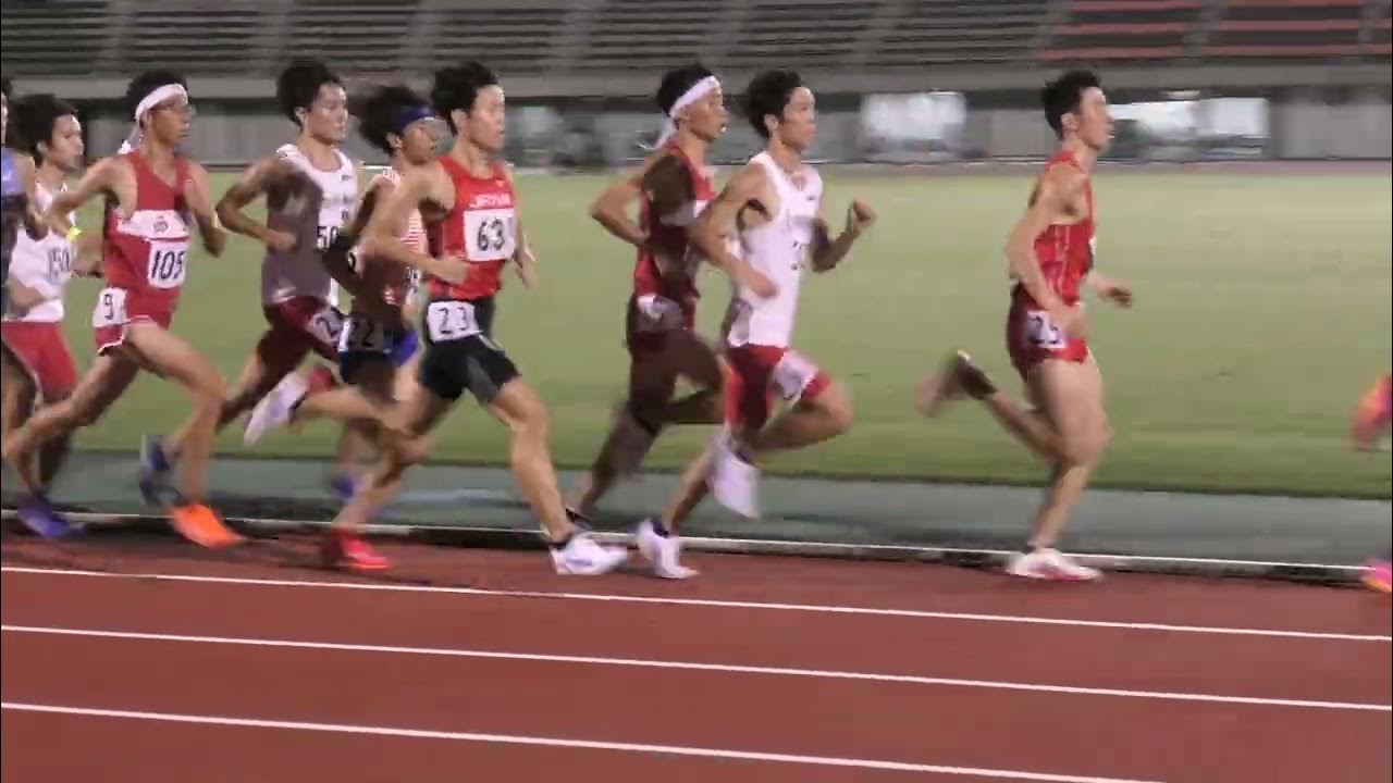 山口ナイター陸上（2） 3000m 11組 ① 20240825 @維新みらいふスタジアム - YouTube