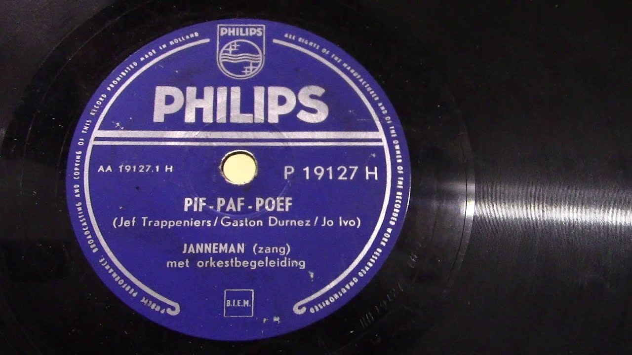 Janneman: Pif-paf-poef. (ca 1955). - YouTube