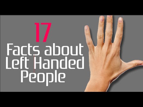 17 Facts about Left Handed People you should know - YouTube