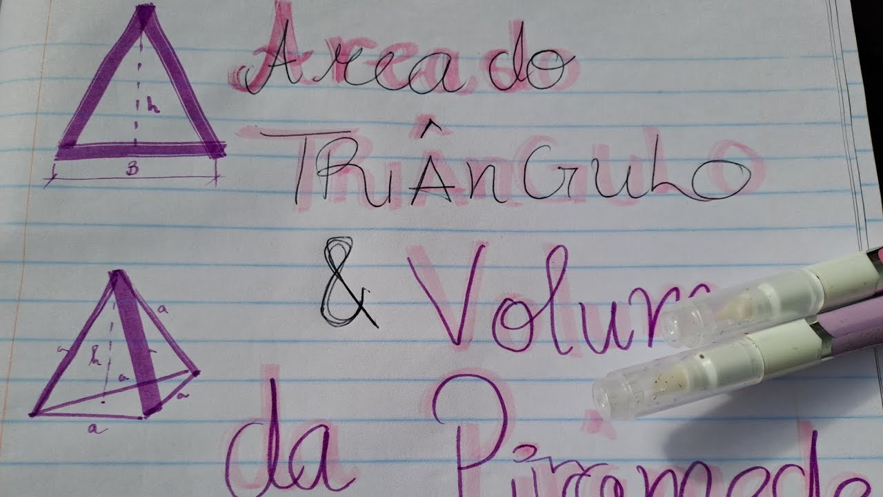 Área do Triângulo e Volume da Pirâmide (teoria) - YouTube