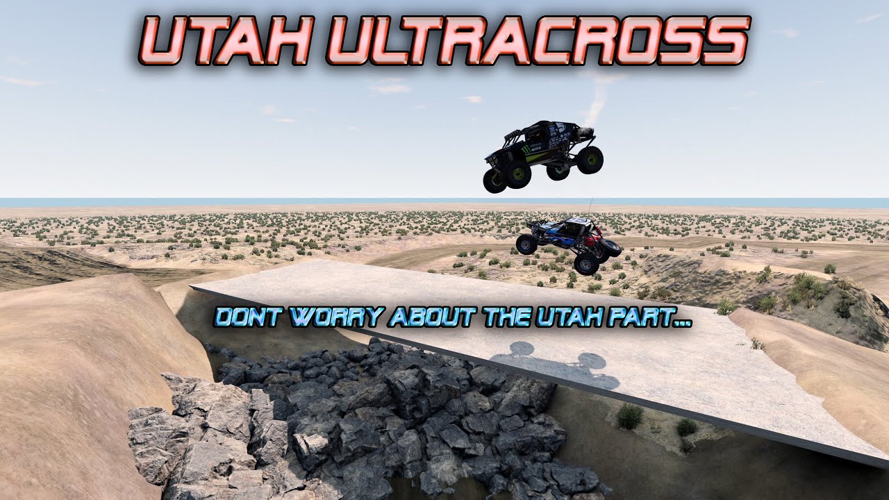 Combining Ultra 4 & Nitro Rallycross Racing in one BeamNG.drive map ...