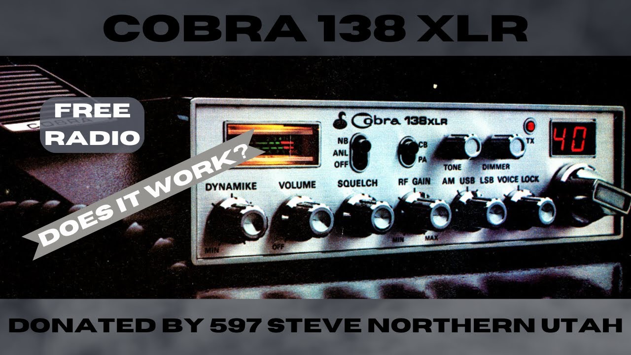 FREE Cobra 138 XLR Part One (Vintage CB Radio) - YouTube