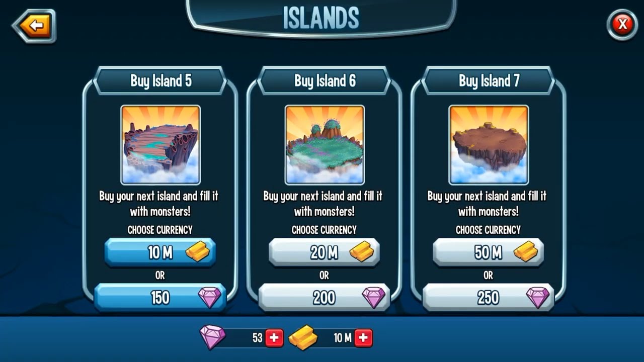 Monster Legends: Buy New Island #76 - YouTube