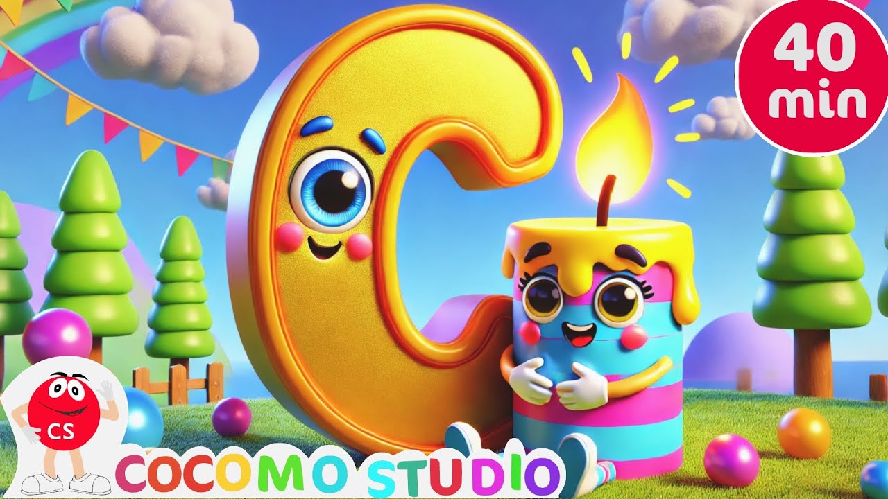 Letter C, ABC Phonic Song - Toddler Learning Video Songs, C for CAT ...