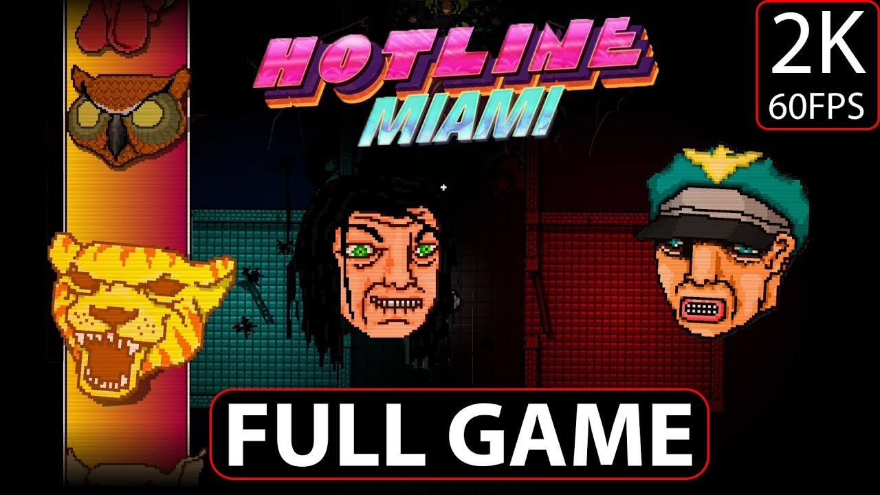 Hotline Miami FULL Walkthrough [2K 60FPS PC] - No Commentary Gameplay ...