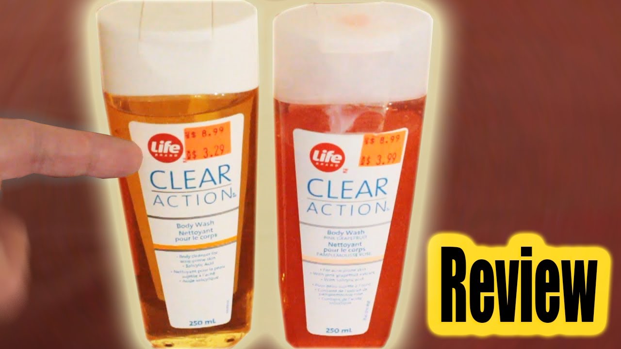 life brand clear action acne body wash review, completely random review ...