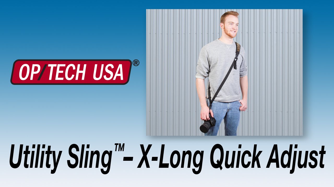 Utility Strap™–Sling XL Quick Adjust - OP/TECH USA - YouTube