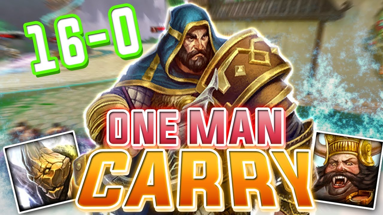 Smite: One Man Carry Challenge Ft. EL LEON - YouTube