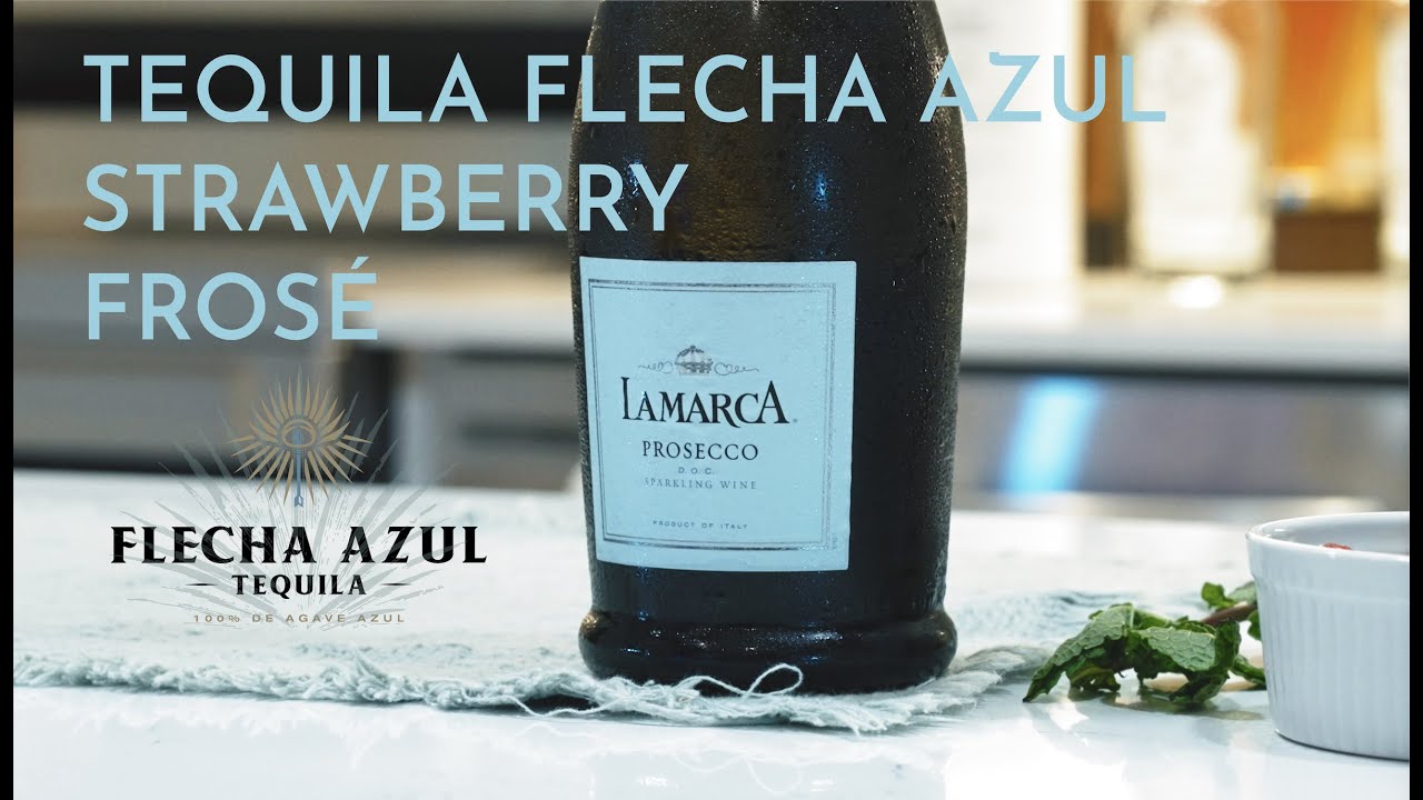 Strawberry Tequila Frosé ft. Tequila Flecha Azul - YouTube