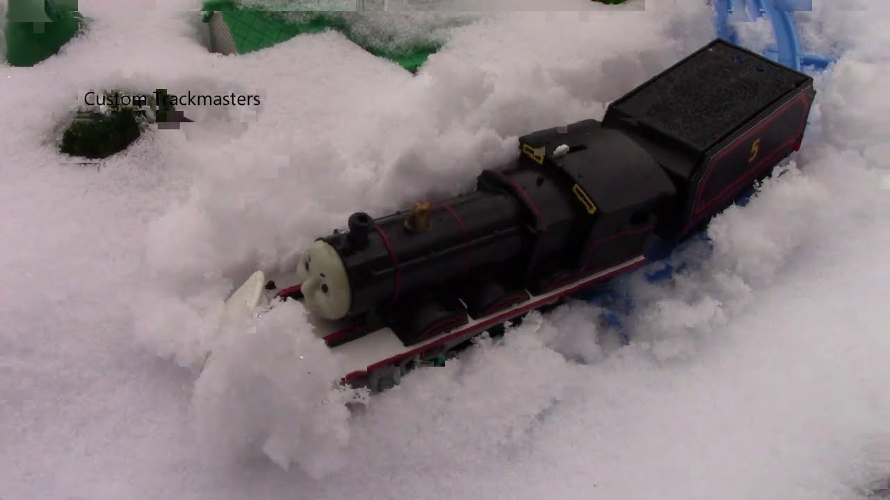 Custom Snow clearing James Thomas & friends Trackmaster - YouTube