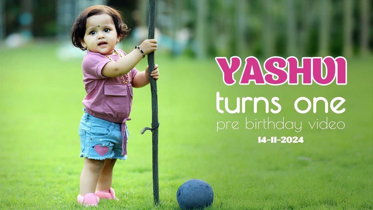 Pre Birthday Baby Shoot | Yashvi | First Birthday | Pre Birthday Song ...