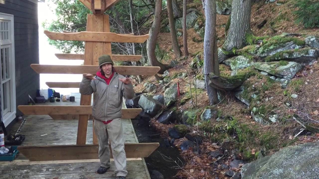 Deluxe roofed storage rack video - YouTube