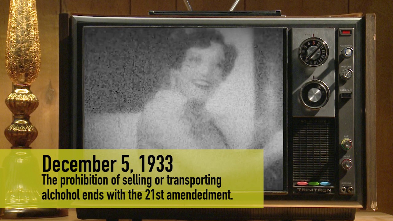December 5, 1933: Prohibition comes to an end. - YouTube