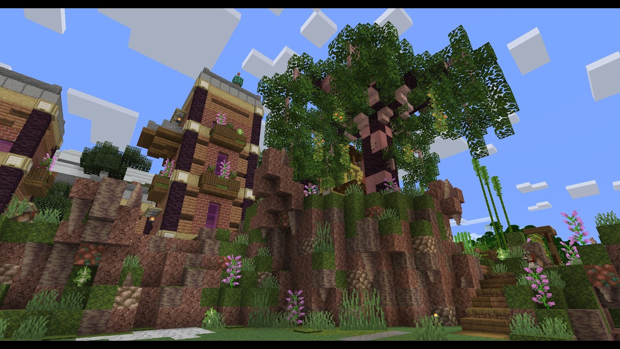 How I TERRAFORMED my Starter Base in my Minecraft 1.21 Survival world ...